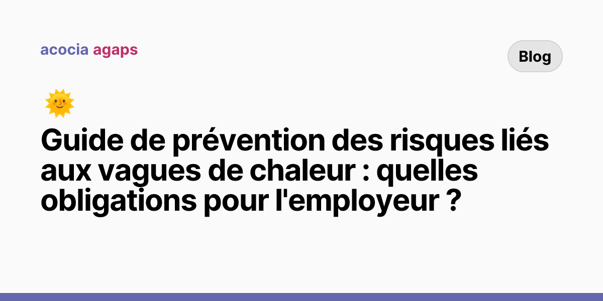 🌞 Guide de prévention des risques liés aux vagues de chaleur : quelles ...