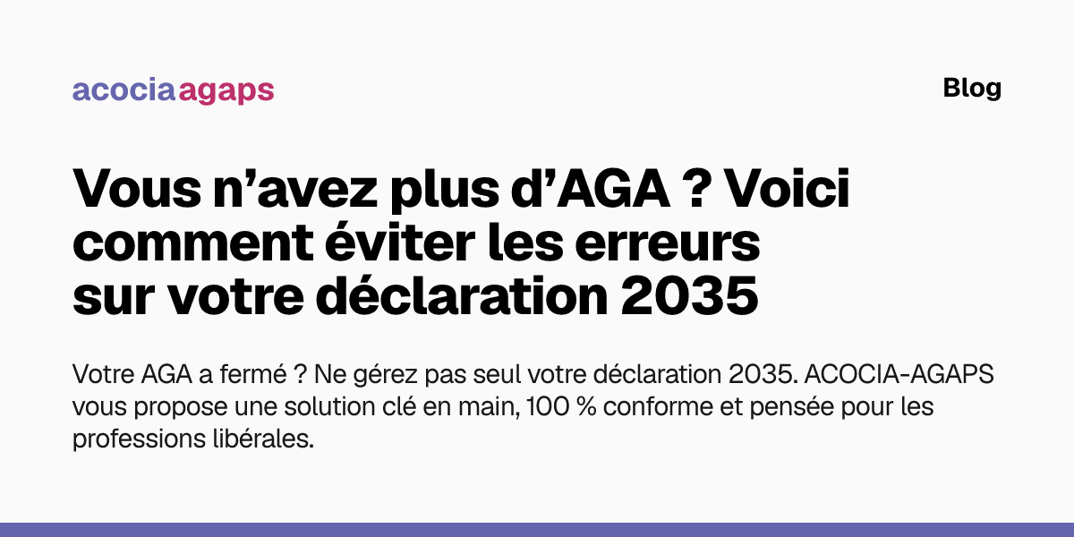Fin des AGA : quelle alternative pour votre 2035 ? – Acocia-Agaps